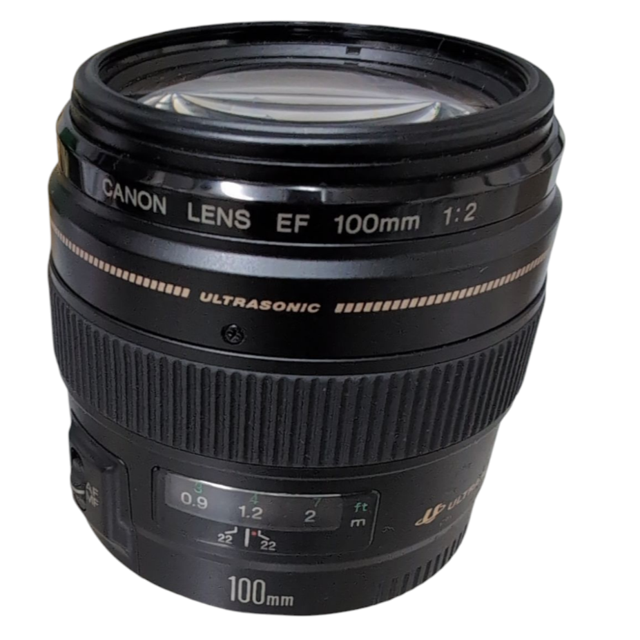 Pre-owned Canon EF 100mm F2 Autofocus Ultrasonic Lens - Own4Less